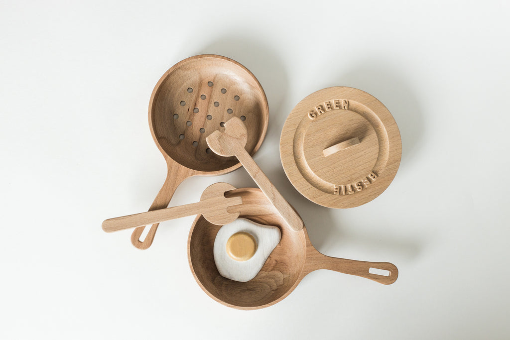 Bestie Green Kitchen Set - THE SIMPLIFIED PLAYROOM – The Simplified ...